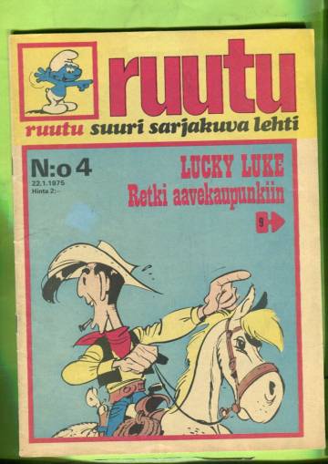 Ruutu 4/75 - Useita tekijöitä | Antikvariaatti Lukuhetki