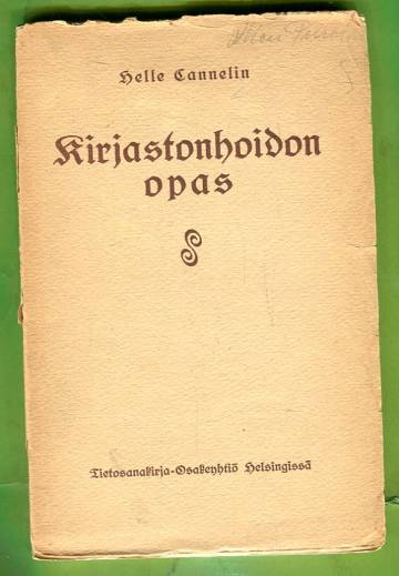 Kirjastonhoidon opas - Cannelin Helle | Antikvariaatti Lukuhetki