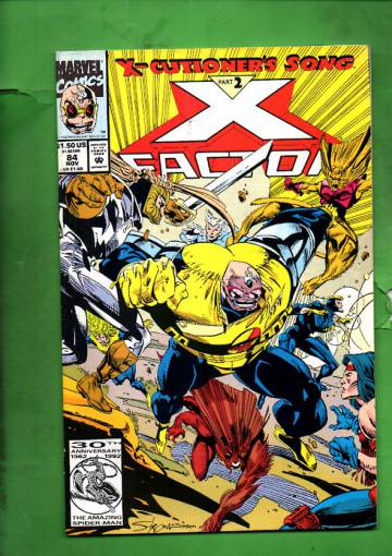 X-Factor Vol 1 #84 Nov 92 - Useita tekijöitä | Antikvariaatti Lukuhetki