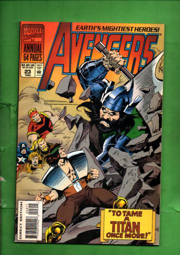 The Avengers Annual Vol. 1 #23 94 - Useita tekijöitä | Antikvariaatti ...