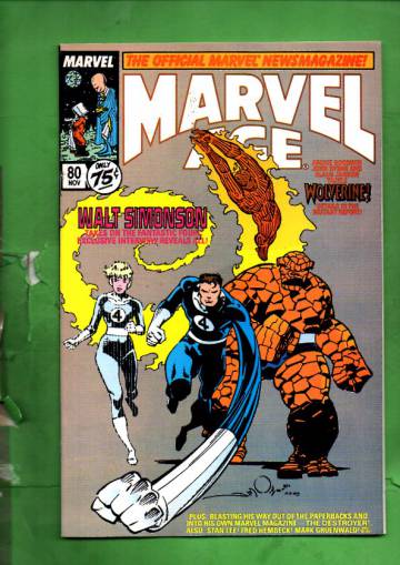 Marvel Age Vol. 1 #80 Nov 89 - Useita tekijöitä | Antikvariaatti Lukuhetki